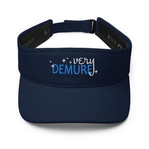 Very Demure Visor, Very Mindful, Classy Cutesy Girls Sun Visor, Demure ...
