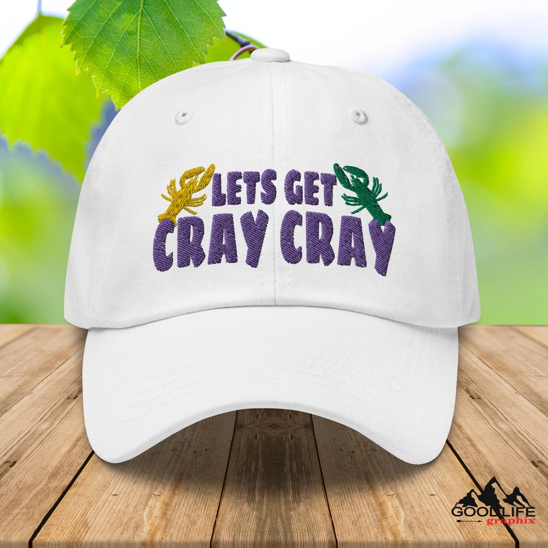 Mardi Gras Hat, Crawfish Season, Lets Get Cray Crayfish Hat, Mardi Gras ...