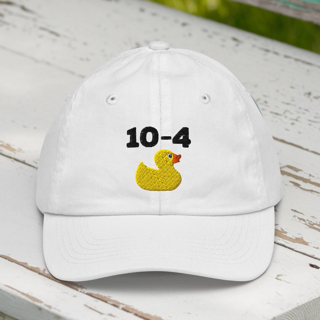 10-4 Rubber Ducky Kids Hat, Ten Four Rubber Ducky, Kids Youth Ball Cap ...