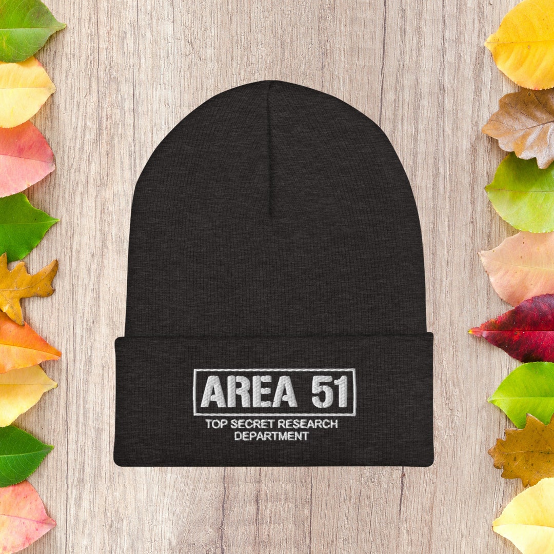 Area 51 Beanie Hat, UFO Beanie, Alien Obsessed, Space Explorer, Area 51 ...