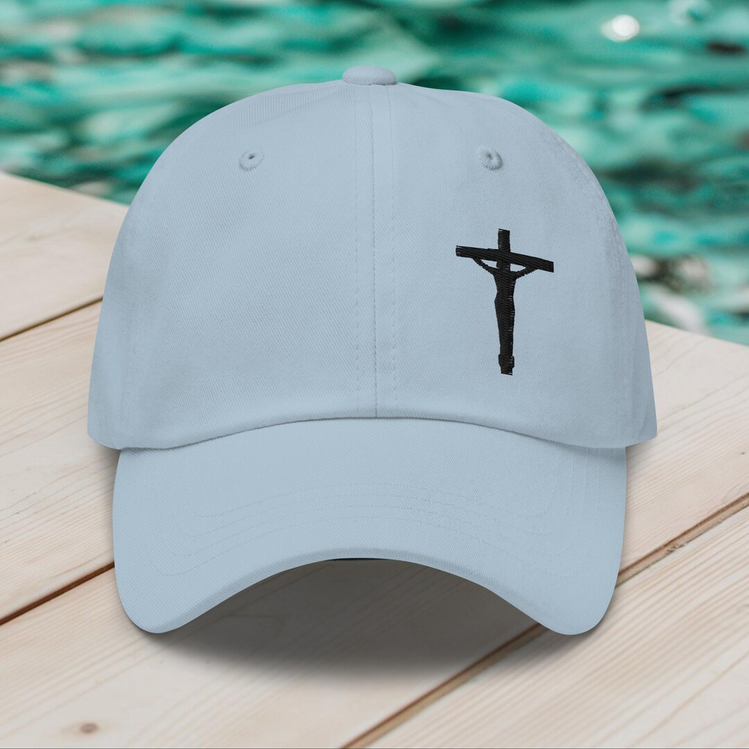 Christian Dad Hat, Christ Jesus on Cross, Bible Verse, Religious Gift ...