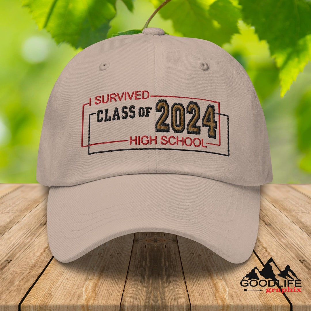 Graduation Class of 2024 Hat, Personized Graduation Hat, Senior High ...