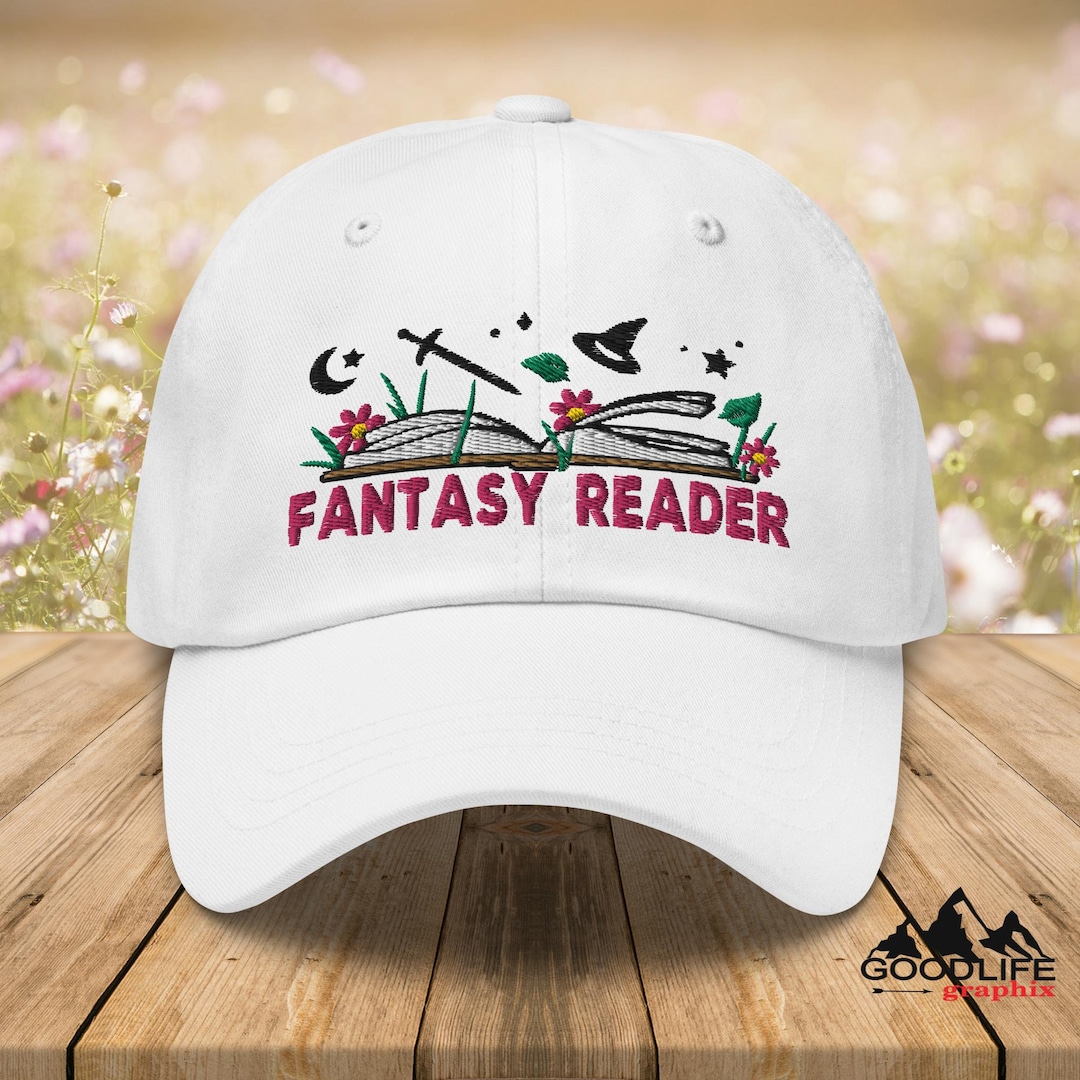 Book Lover Hat, Fantasy Reader, Bookworm Hat, Librarian Gift, Book ...