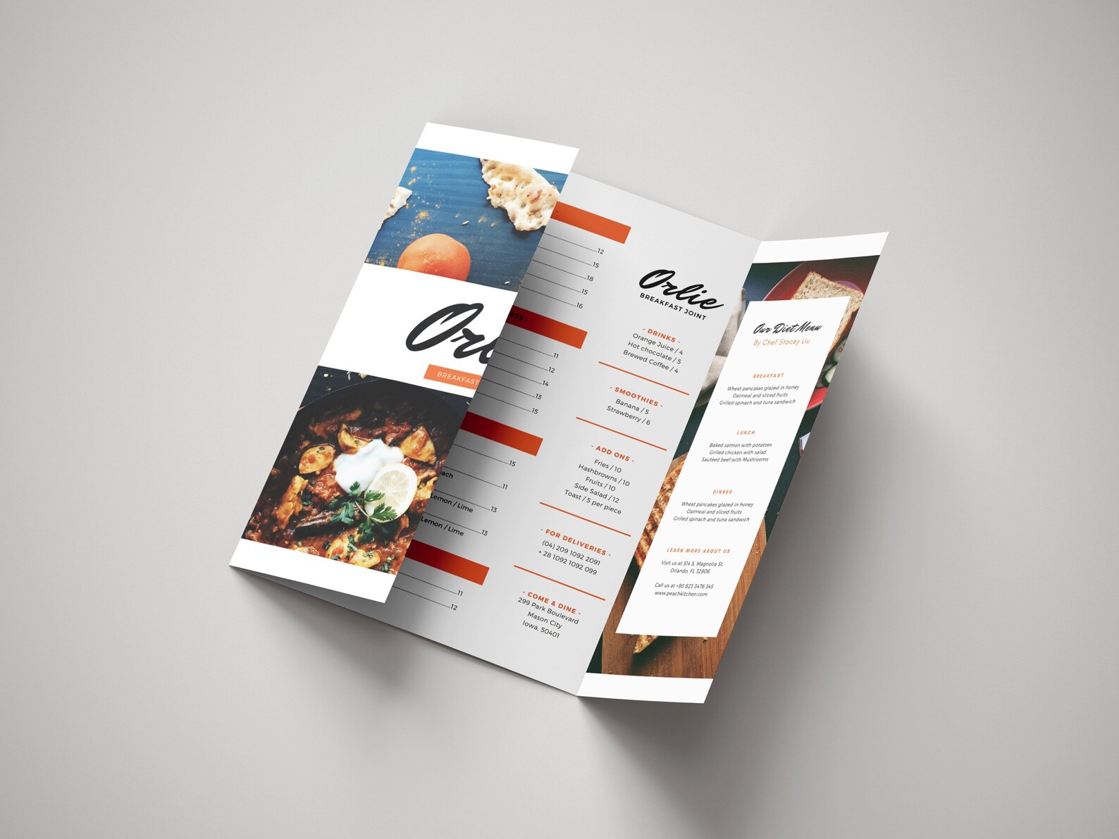 Menu Design Leaflet Design Restaurant Menu Design Fully | Etsy