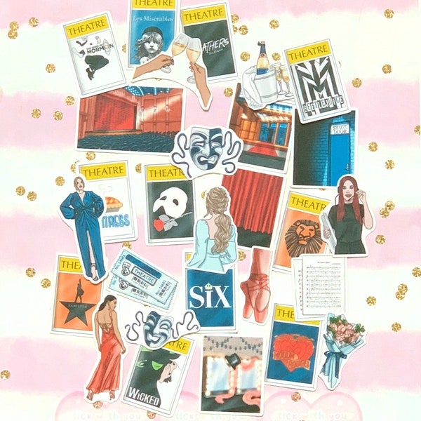 Theatre Stickers - Etsy