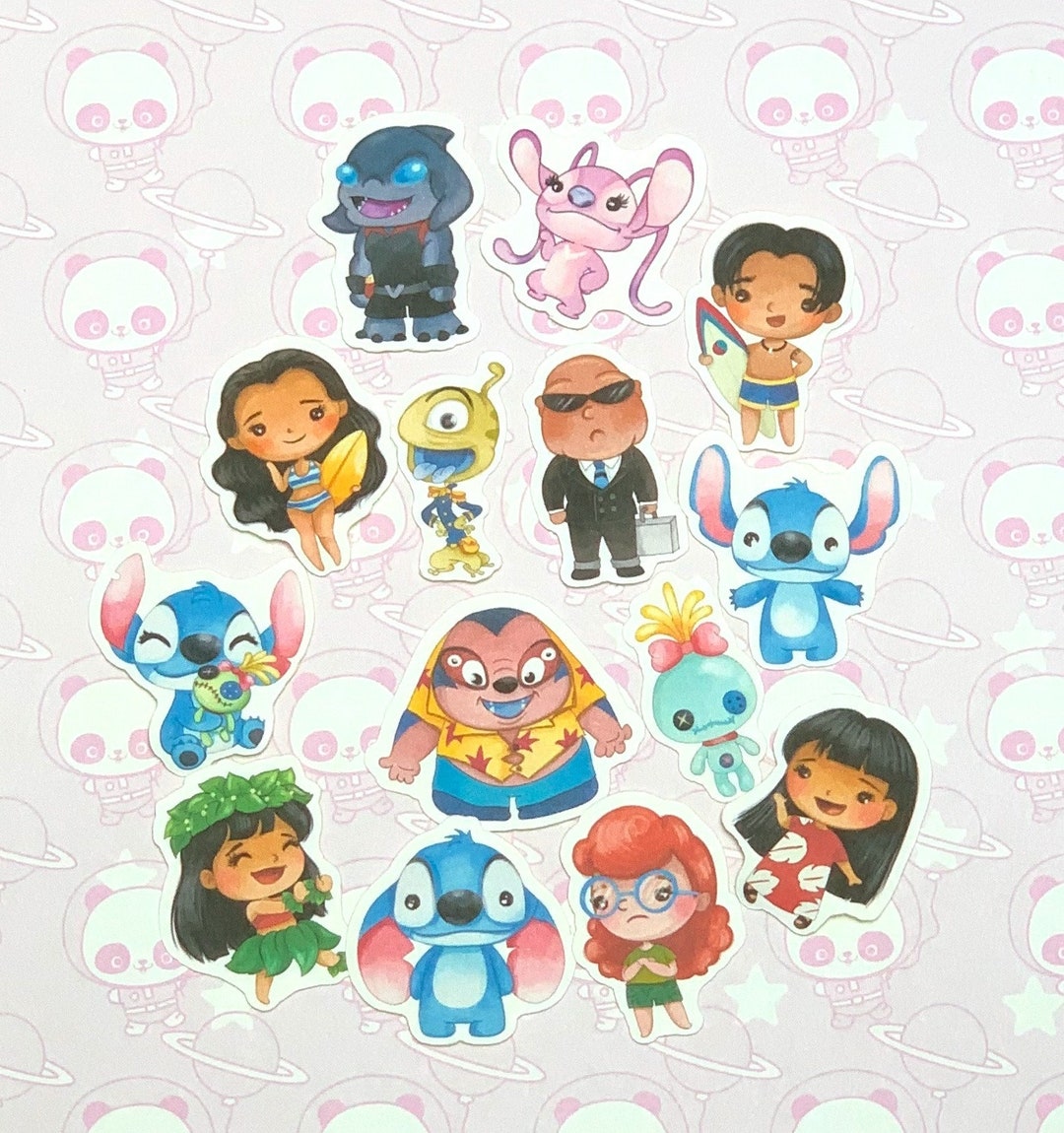 35 Pack Paper Lilo Inspired Stickers SET 2 - Etsy