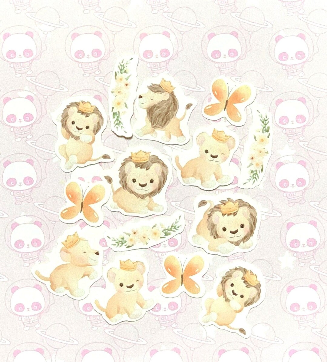 30 Pack Papier Kawaii Löwe Tier Sticker - Etsy Österreich