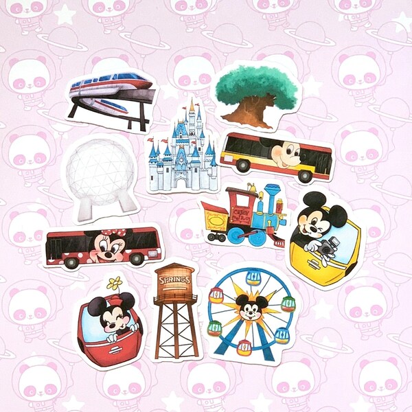 Disneyworld Stickers - Etsy
