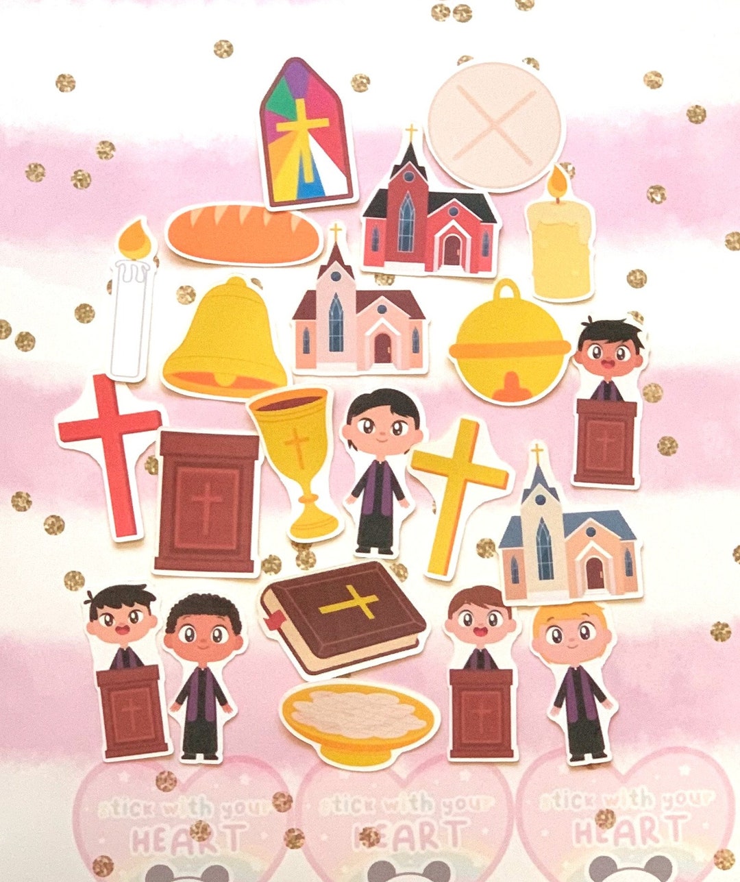 30 Pack Holy Church Religious Studies Stickers - Etsy
