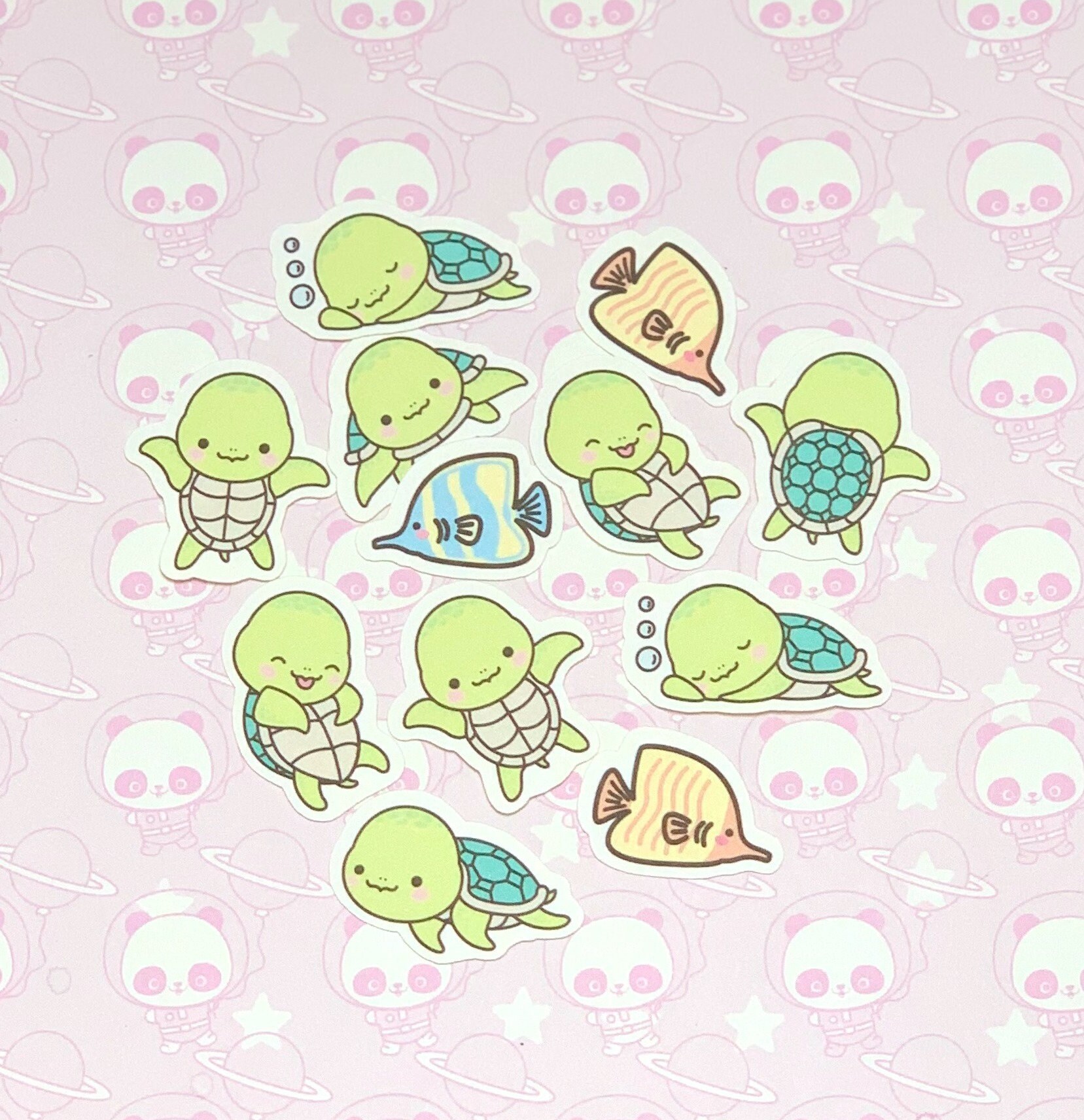 Papercraft Paper, Party & Kids 35 Pack Paper Kawaii Turtles Stickers ...