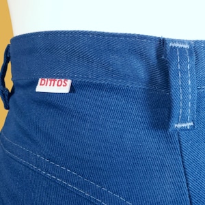 70s Vintage DITTOS Pants Jeans High Rise Truly Iconic 1970's Blue Twill ...