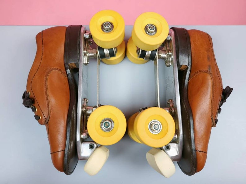 Vintage 70s Shoe Skates. Groovy Hippie Mod Oxford Lace-ups - Etsy