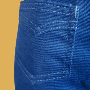 70s Vintage DITTOS Pants Jeans High Rise Truly Iconic 1970's Blue Twill ...