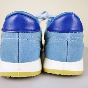 TRAX Blue Flame Sneakers. Vintage 1970s Novelty Tennis Shoes, Track ...