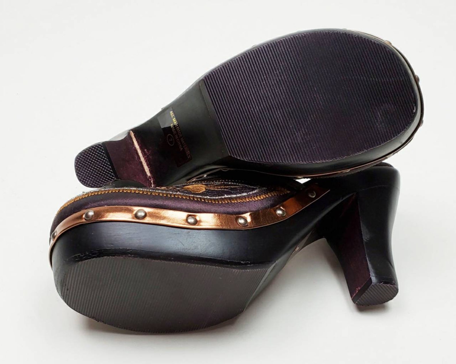 Deadstock 90s Platform Clogs. Hippie Goth Rave Grunge by | Etsy