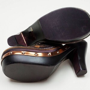 Deadstock 90s Platform Clogs. Hippie, Goth, Rave, Grunge by SODA. size ...