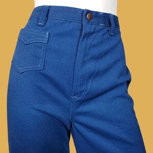 70s Vintage DITTOS Pants Jeans High Rise Truly Iconic 1970's Blue Twill ...