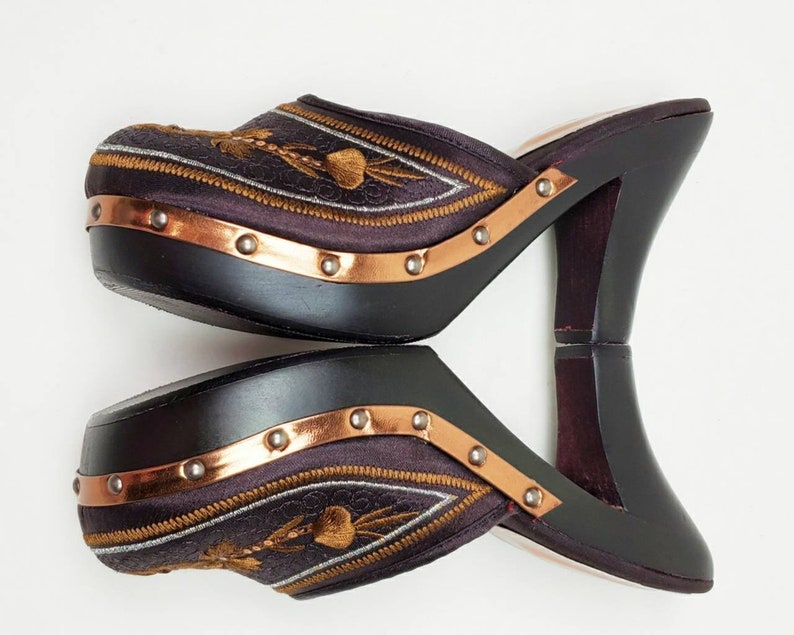 Deadstock 90s Platform Clogs. Hippie Goth Rave Grunge by - Etsy