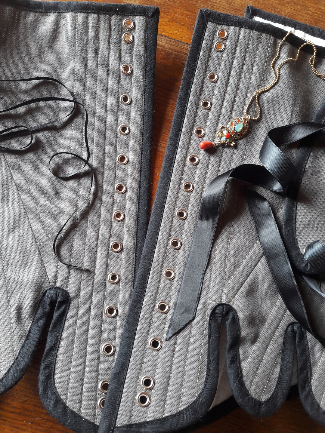 CUSTOM-MADE Jane Corset With Front/back Lacing 1770-1780 18th Century ...