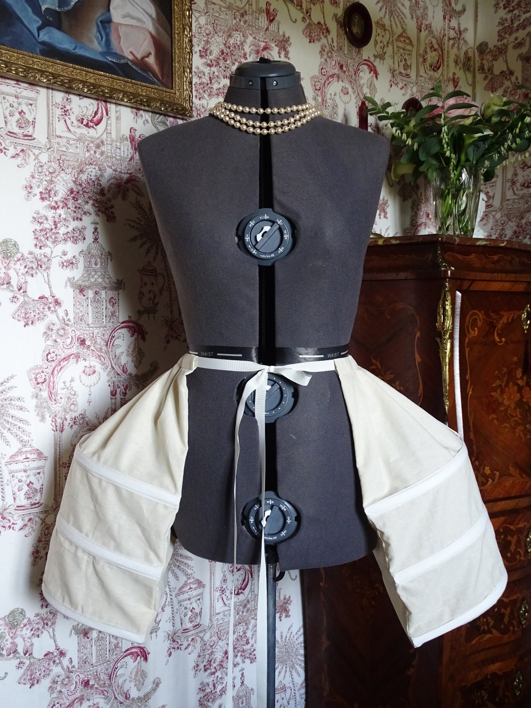Pocket Baskets 1760-1780 panniers Pocket Hoops SIZE 1 50 Cm Semi-circle ...