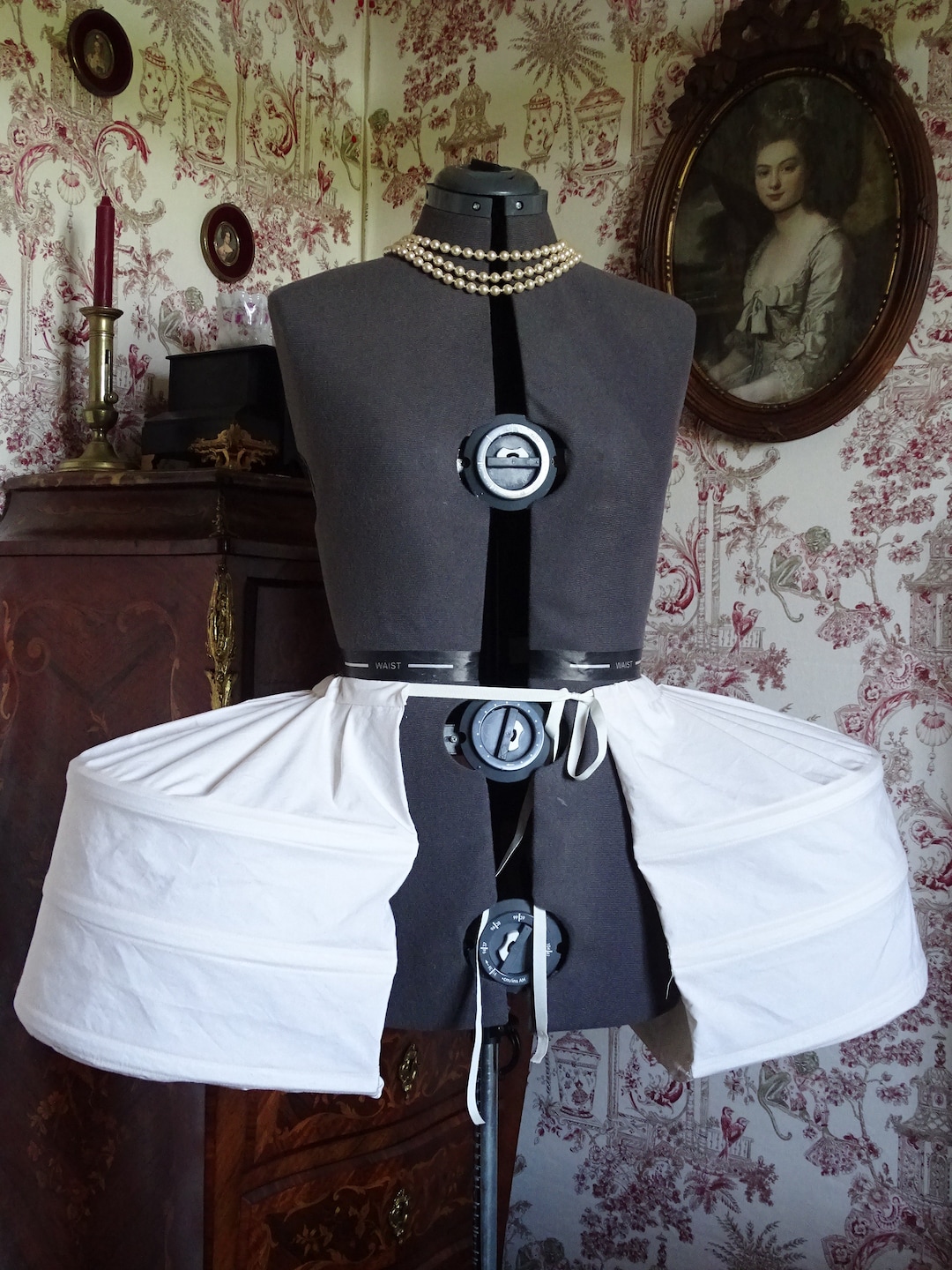 Pocket Hoops 1760-1780 (panniers Pocket Hoops) SIZE 3 (70 Cm Semi ...