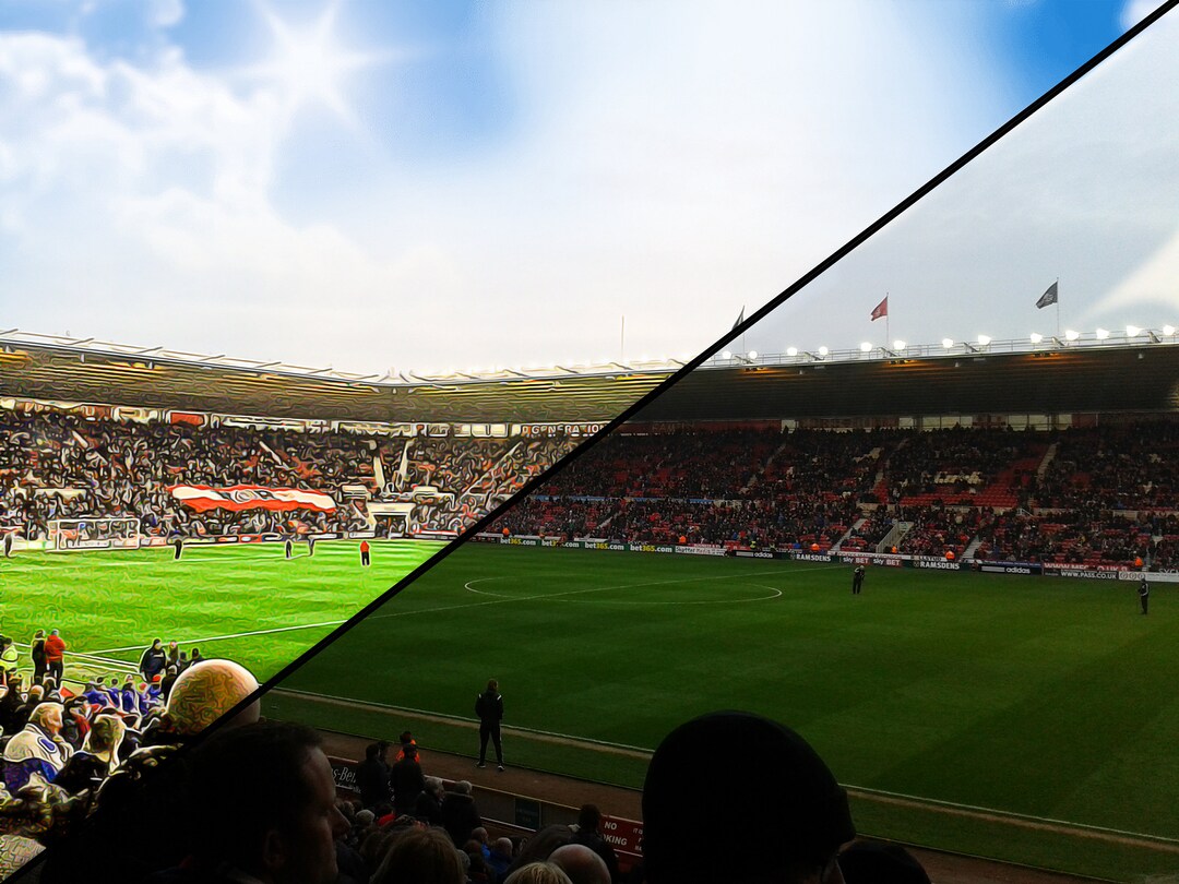 Middlesbrough Riverside Stadium Digital Print, Middlesbrough Football ...