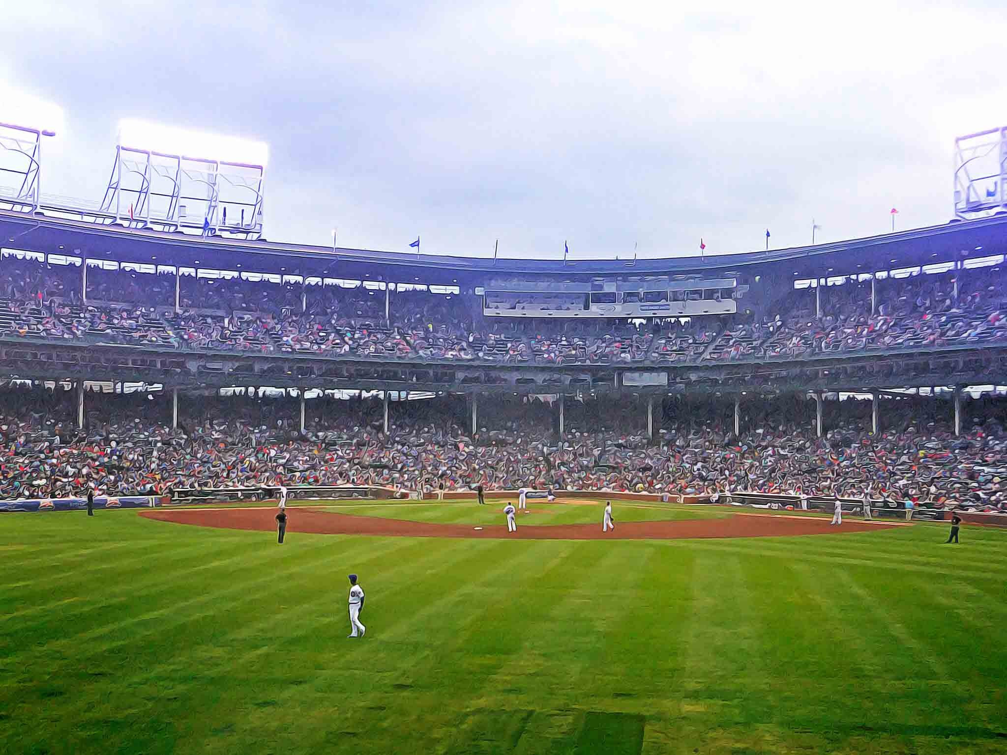 Baseball Stadium Digital Print, Sports Canvas Art - Etsy España
