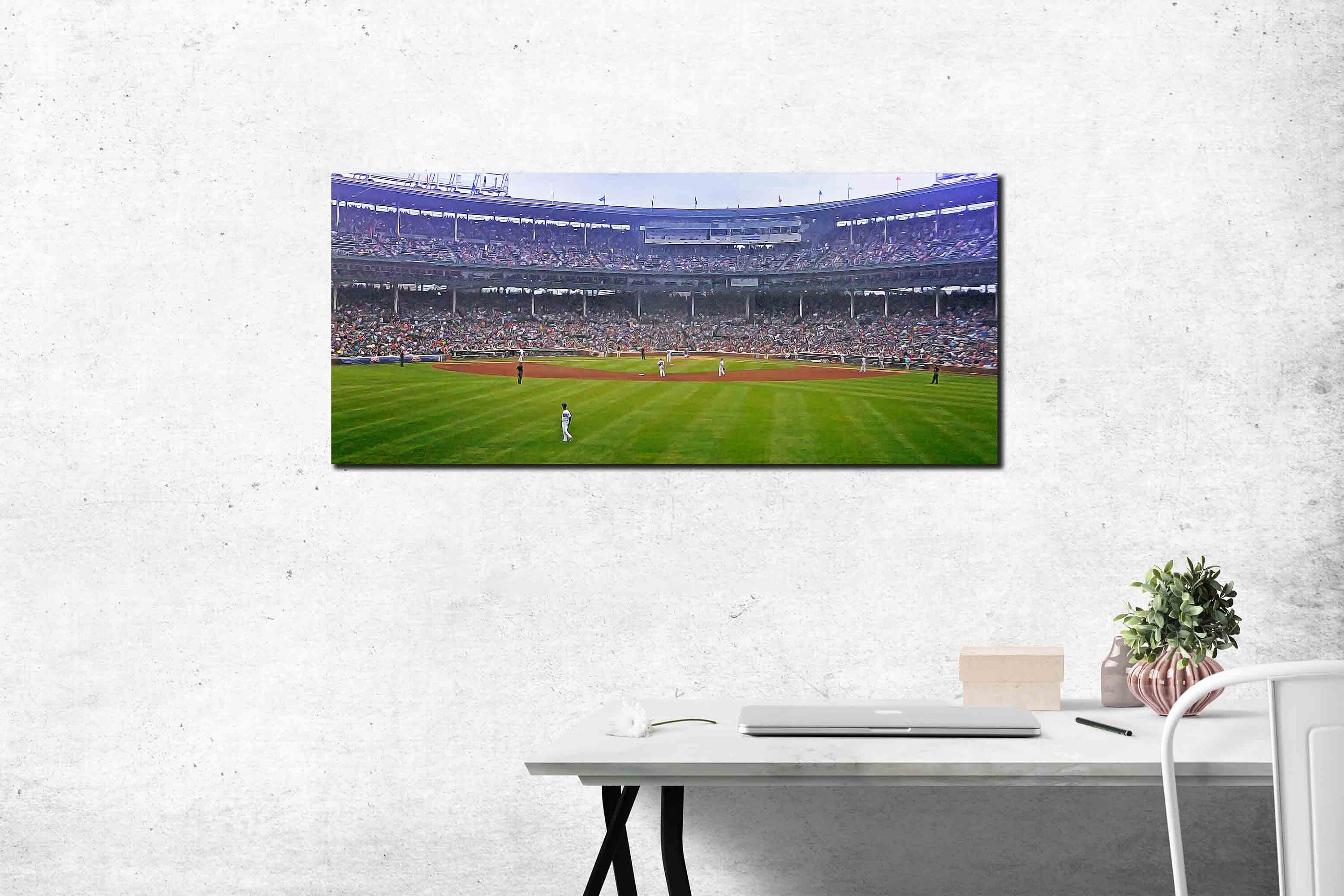 Baseball Stadium Digital Print Sports Canvas Art - Etsy España