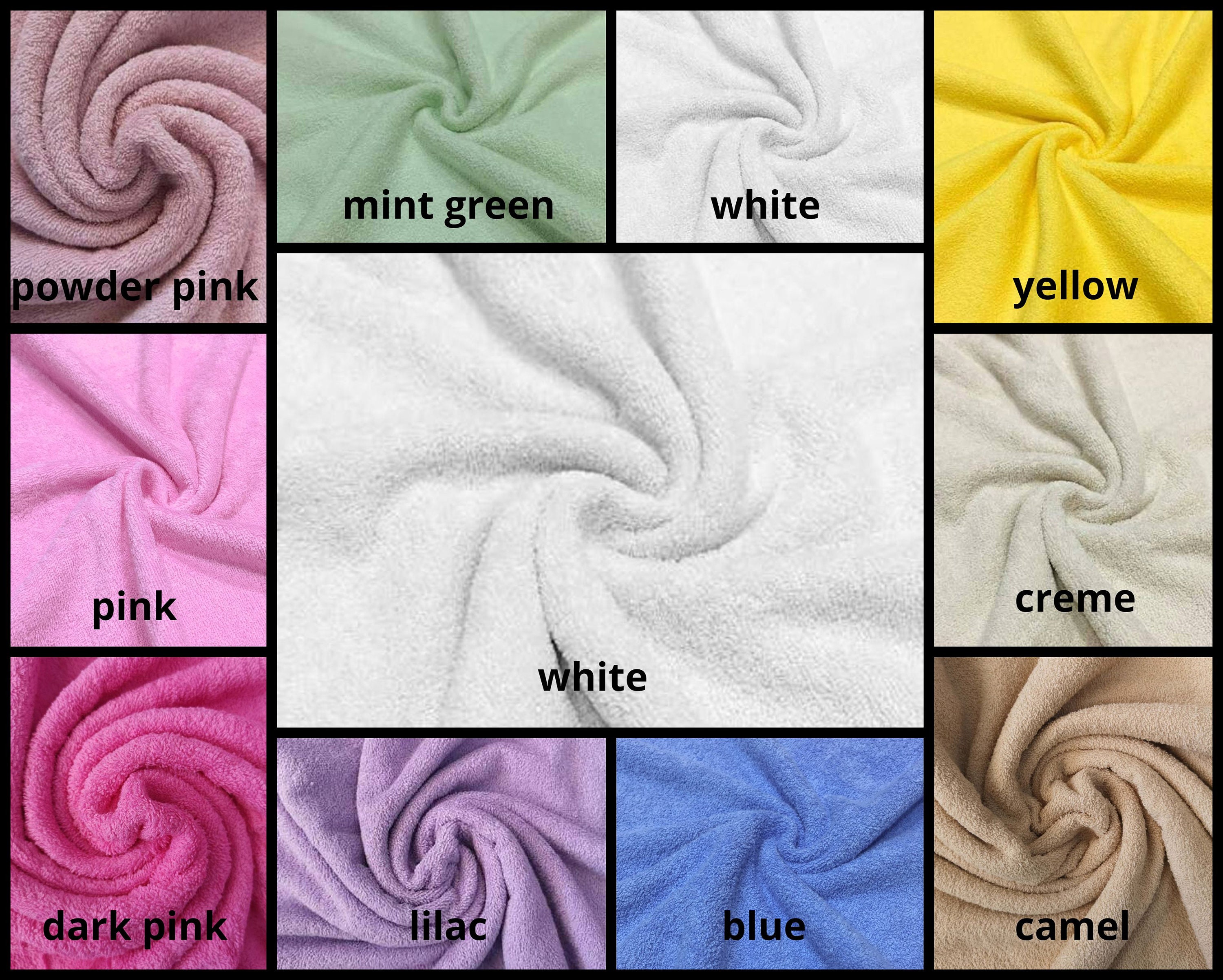 Terry Cloth Fabric 100% Cotton 59'' Wide Toweling | Etsy