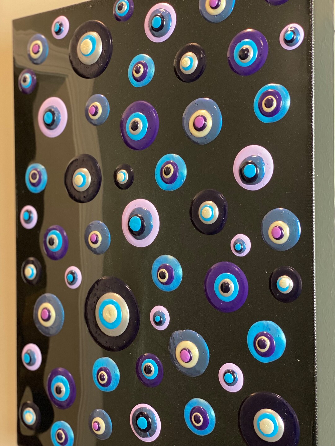 Blob Artwork 12 X 16 Inch Piece With a Resin Base - Etsy