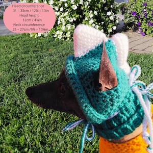 Crochet Dog Hats, Cat Hat Pattern, Dog Beanie, Dog Hats With Ear Holes ...