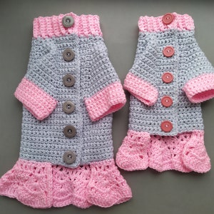 Cat Dress, Crochet Pattern, Pet Clothes, Sphynx Cat Sweater, Cat ...