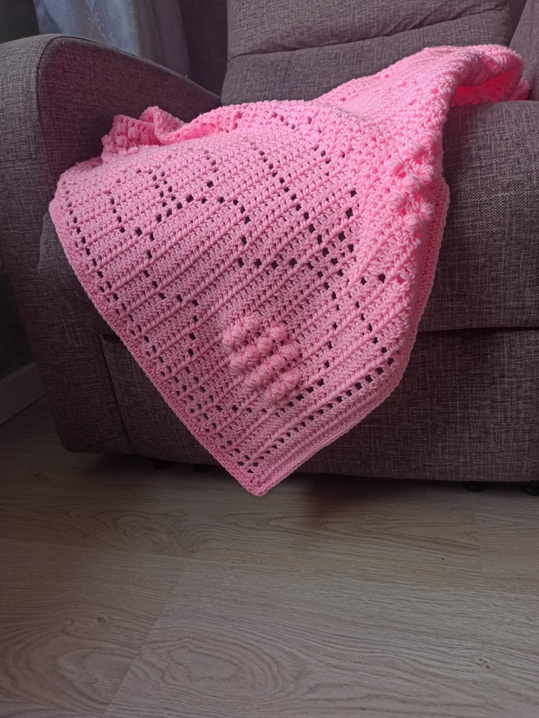 Bunny Blanket Crochet Pattern, Easy Crochet Pattern, Crochet Filet ...