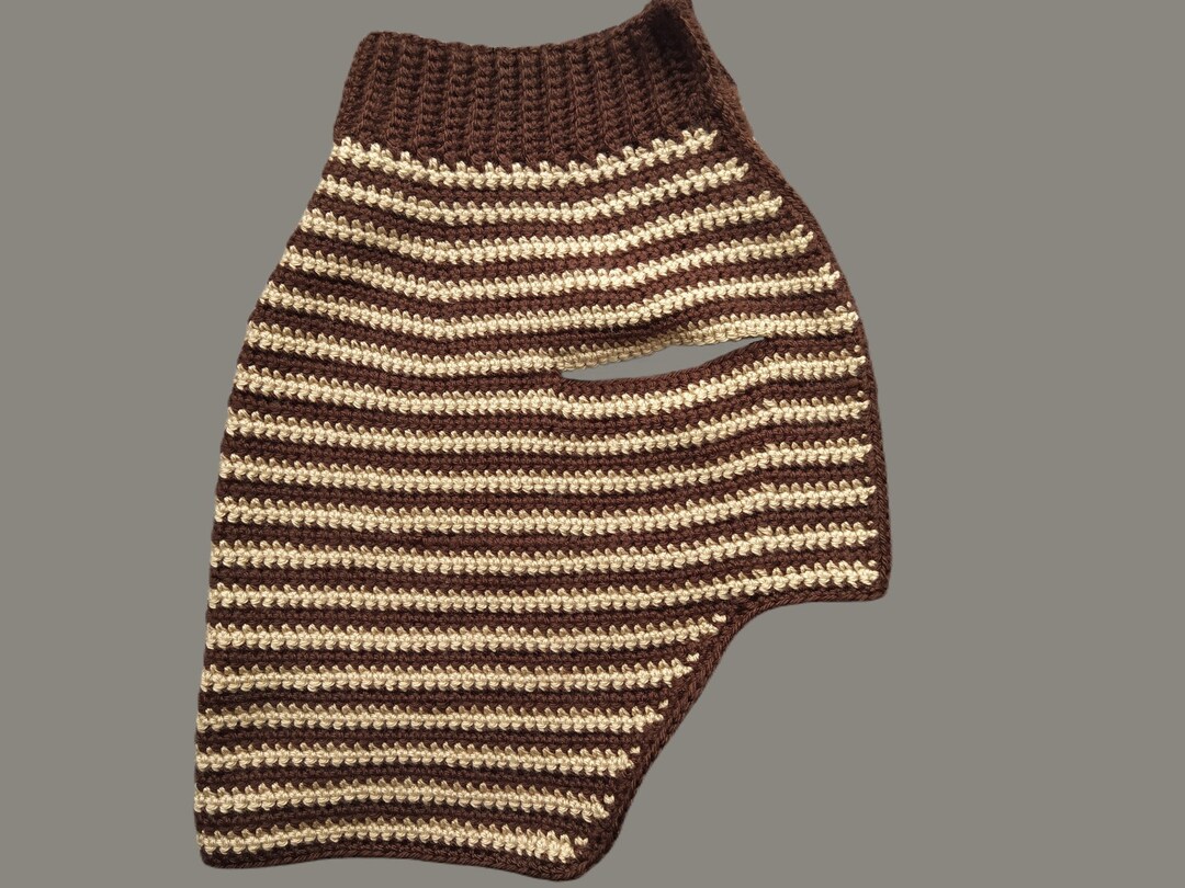 Сrochet Sweater Pattern for French Bulldog, Crochet Dog Sweater Pattern ...