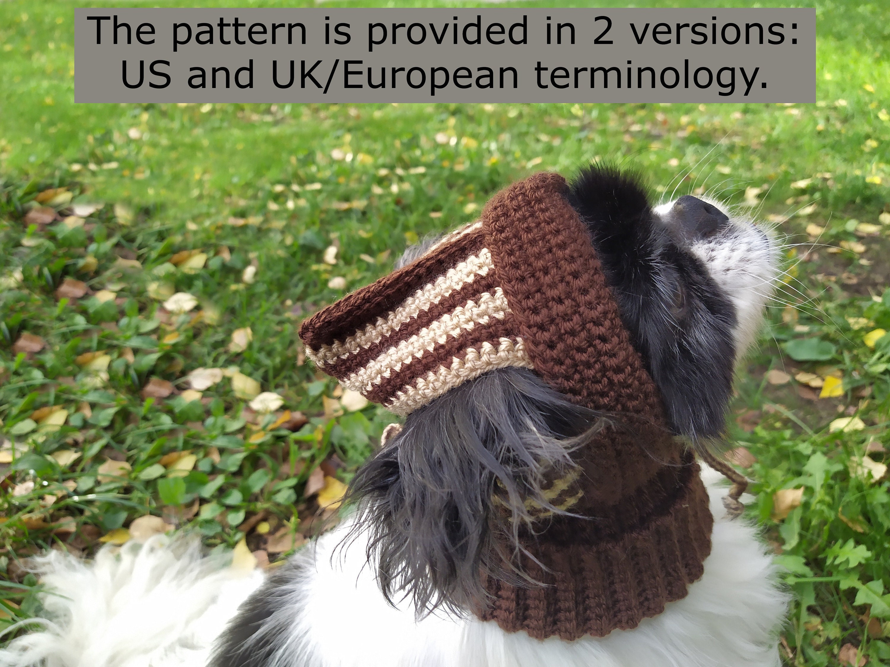 Dog Hat, Crochet Pattern, Large Dog Hat, Big Dog Clothing, Hat for ...