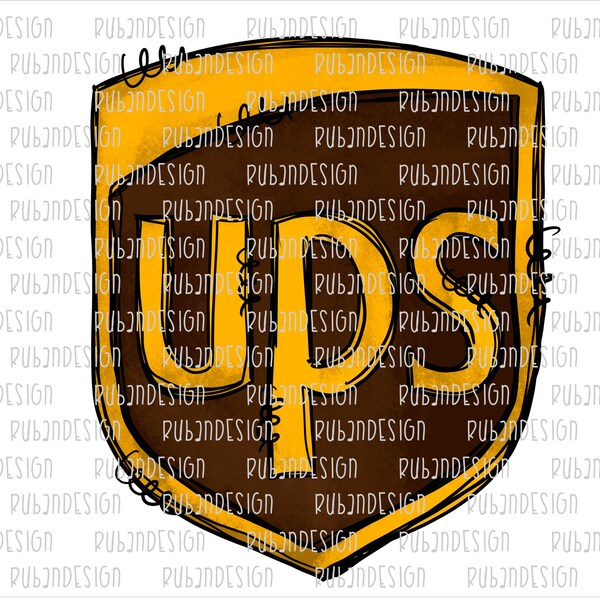 Ups Embroidery Logo - Etsy