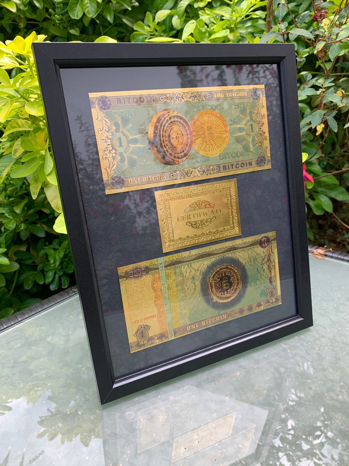 Bitcoin Cryptocurrency Gold Bank Note and Certificate of | Etsy