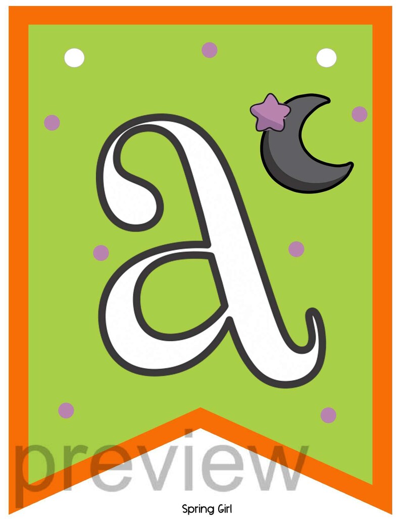 Halloween Printable Bunting Banner | Halloween Party Decoration ...