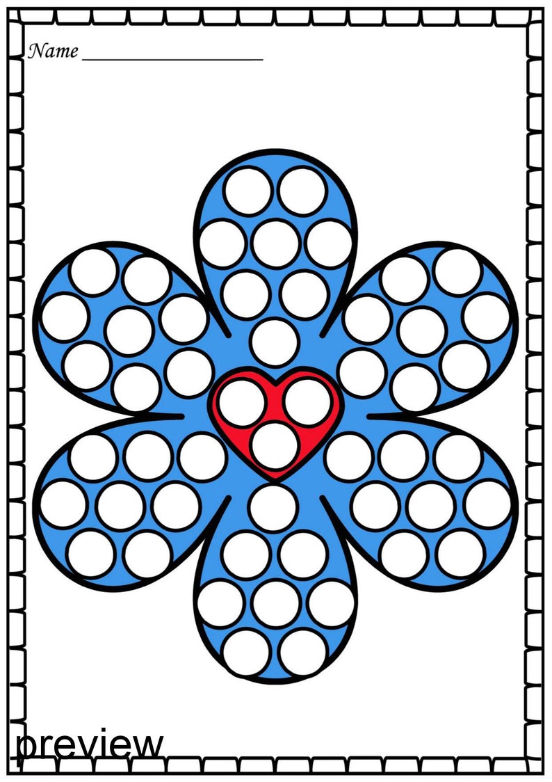 Dot Markers Summer Worksheets | Do a Dot Printables Mats for Toddlers ...