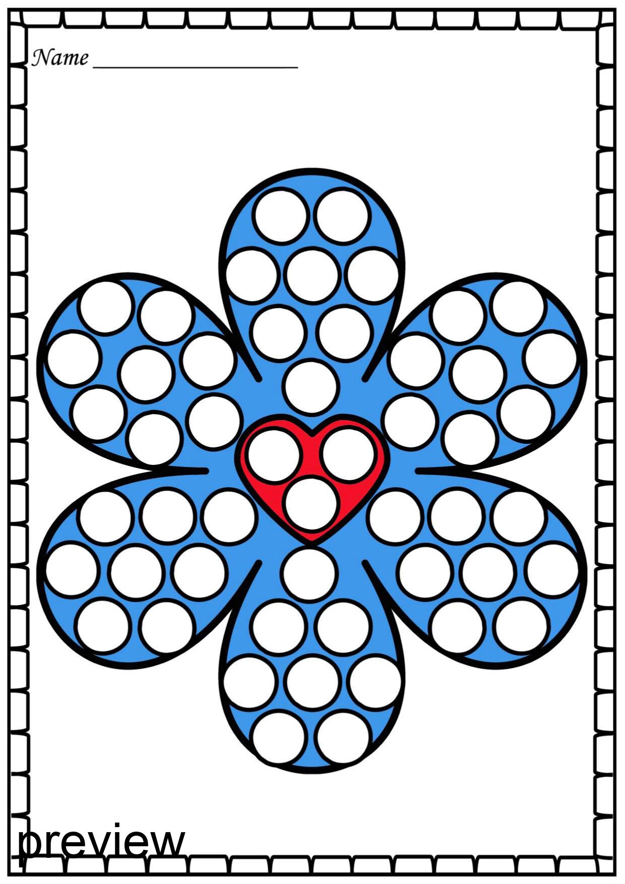 Dot Markers Summer Worksheets | Do a Dot Printables Mats for Toddlers ...