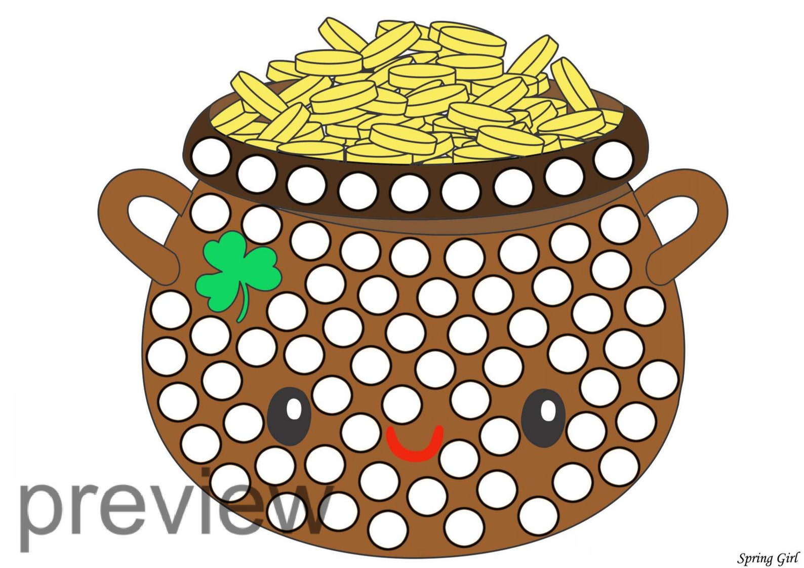 St. Patrick's Day Dot Marker Pages for Preschool and Kindergarten ...