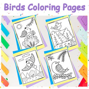 Birds Coloring Pages | Coloring Book for Kids | Printable Coloring ...