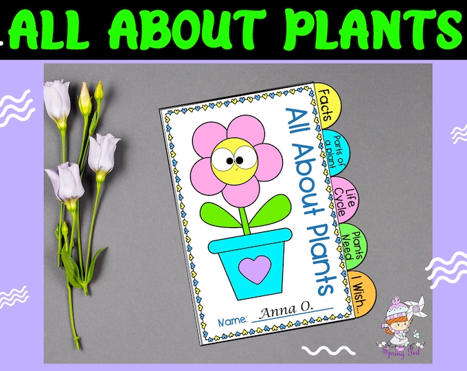 Parts of a Plant, Lifecycle and Needs of Plant Unit for Kids - Etsy Canada