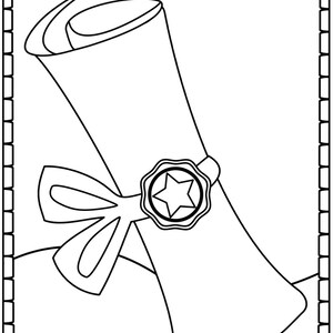 Graduation Kindergarten Coloring Pages | Printable Coloring Book ...