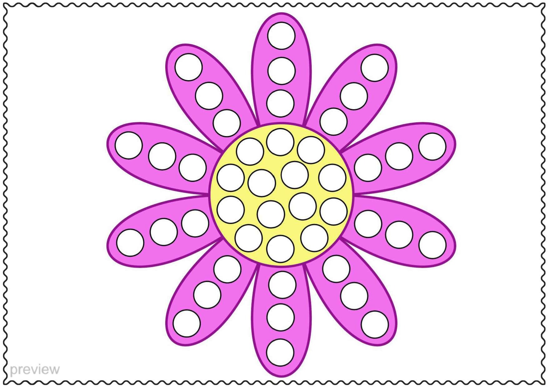 Easter Day Worksheets Dot Markers Do a Dot Painting Play Dough ...