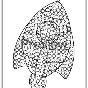 Space Activities for Kids | Q-tip Dot Painting Worksheets for Kids ...