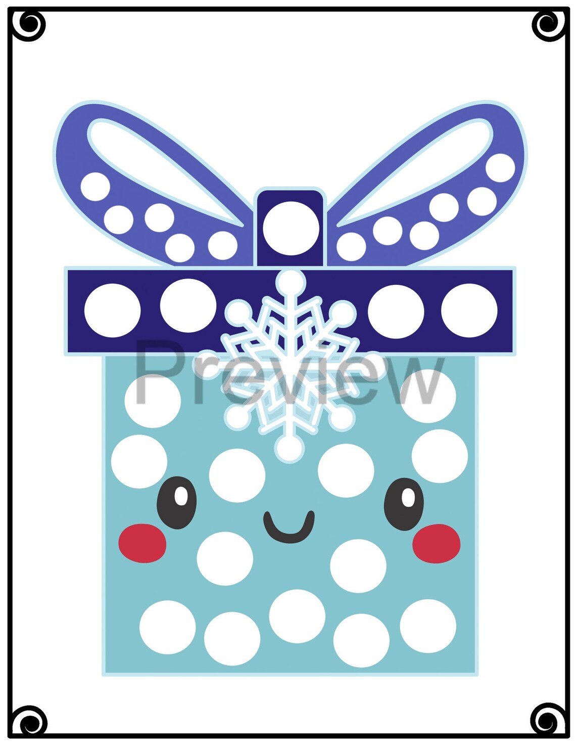 Christmas Do a Dot Mats Printable Christmas Activities for Kids Fine ...