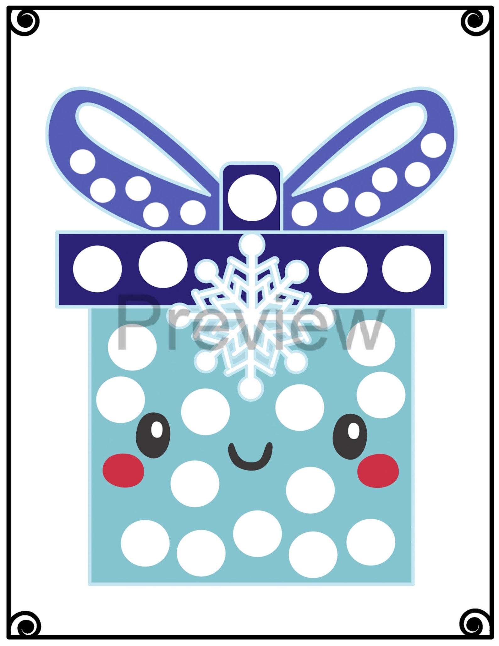 Christmas Do a Dot Mats Printable Christmas Activities for Kids Fine ...