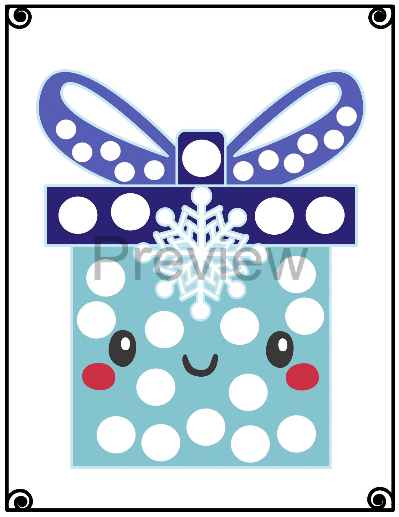 Christmas Do a Dot Mats Printable Christmas Activities for Kids Fine ...