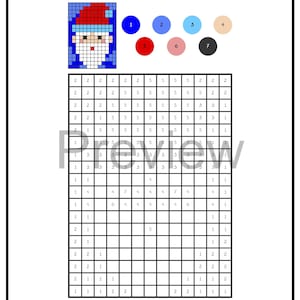 Christmas Mystery Pictures Printable | Color by Number Sheets | Math ...